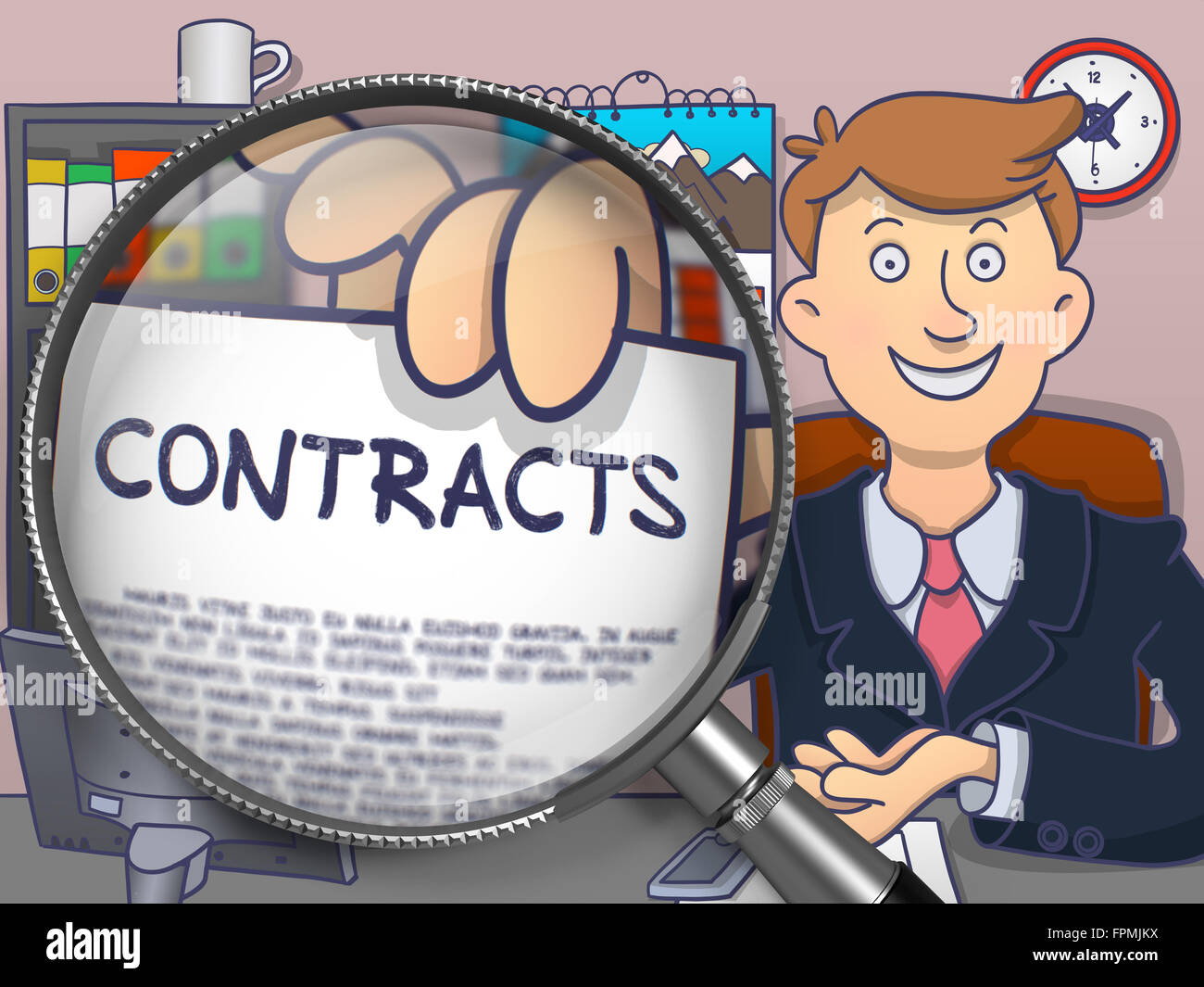 Magnifying glass illustration deal hi-res stock photography and images ...
