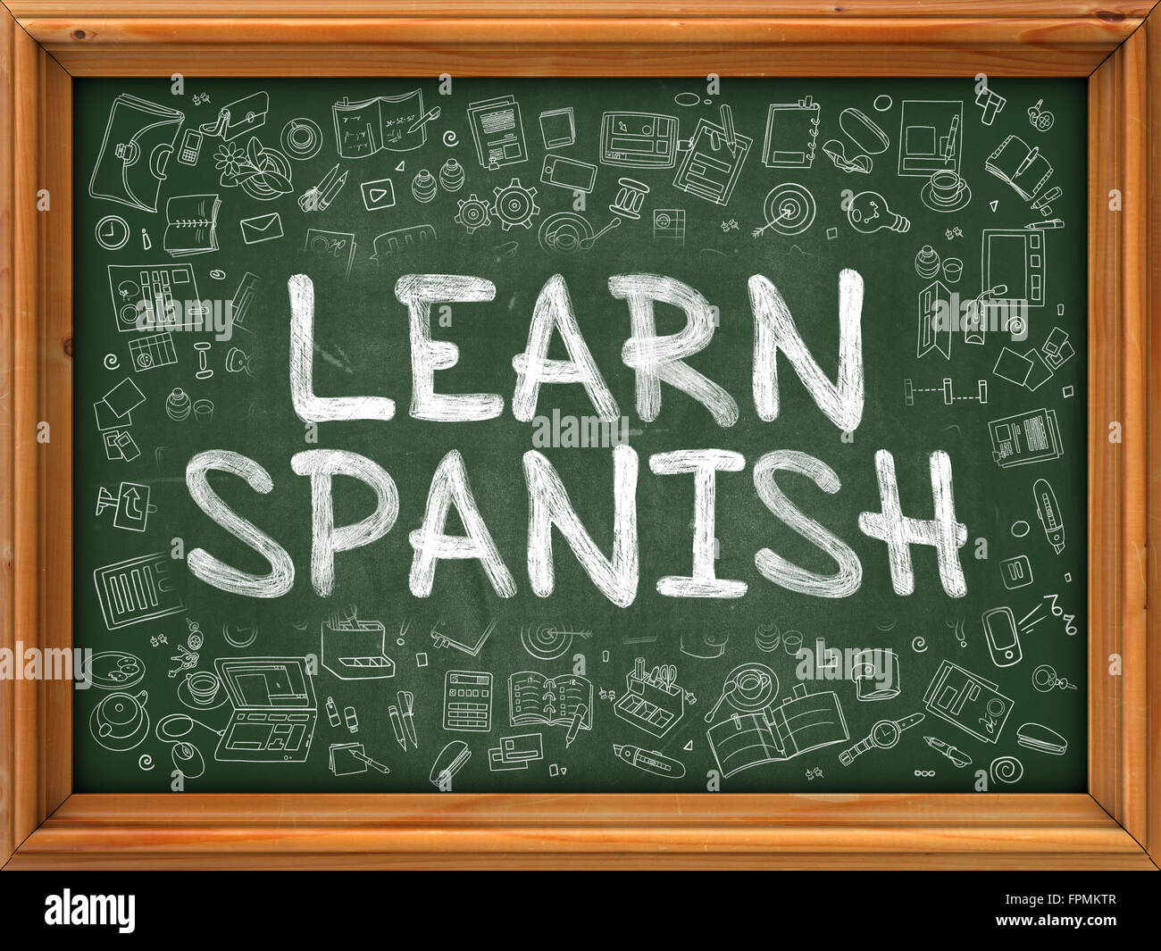 Learn spanish on hi-res stock photography and images - Alamy
