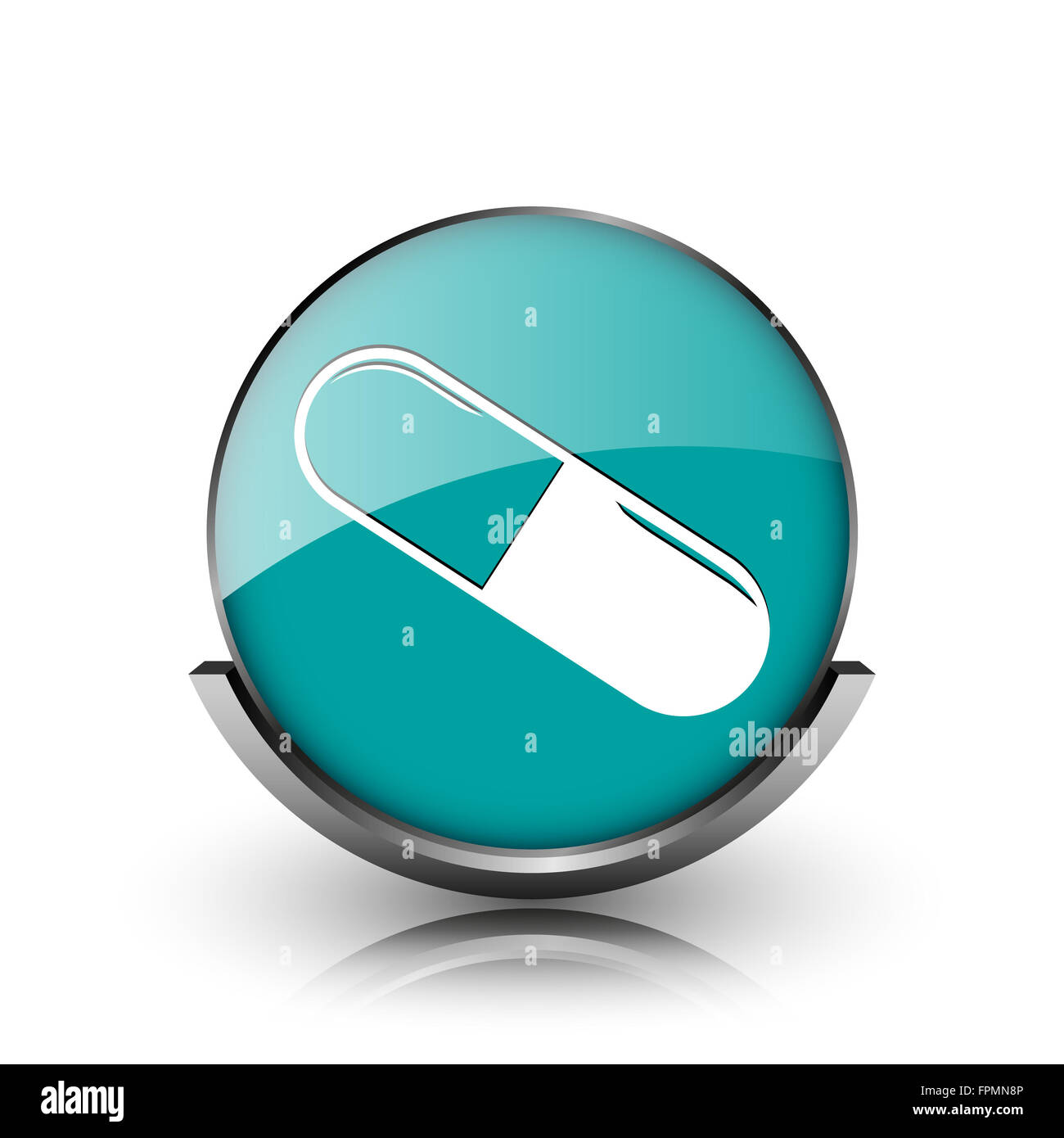 Isolated pill on white background with ribbon Cut Out Stock Images ...