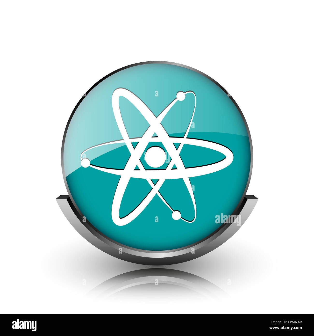 White metallic atoms hi-res stock photography and images - Alamy