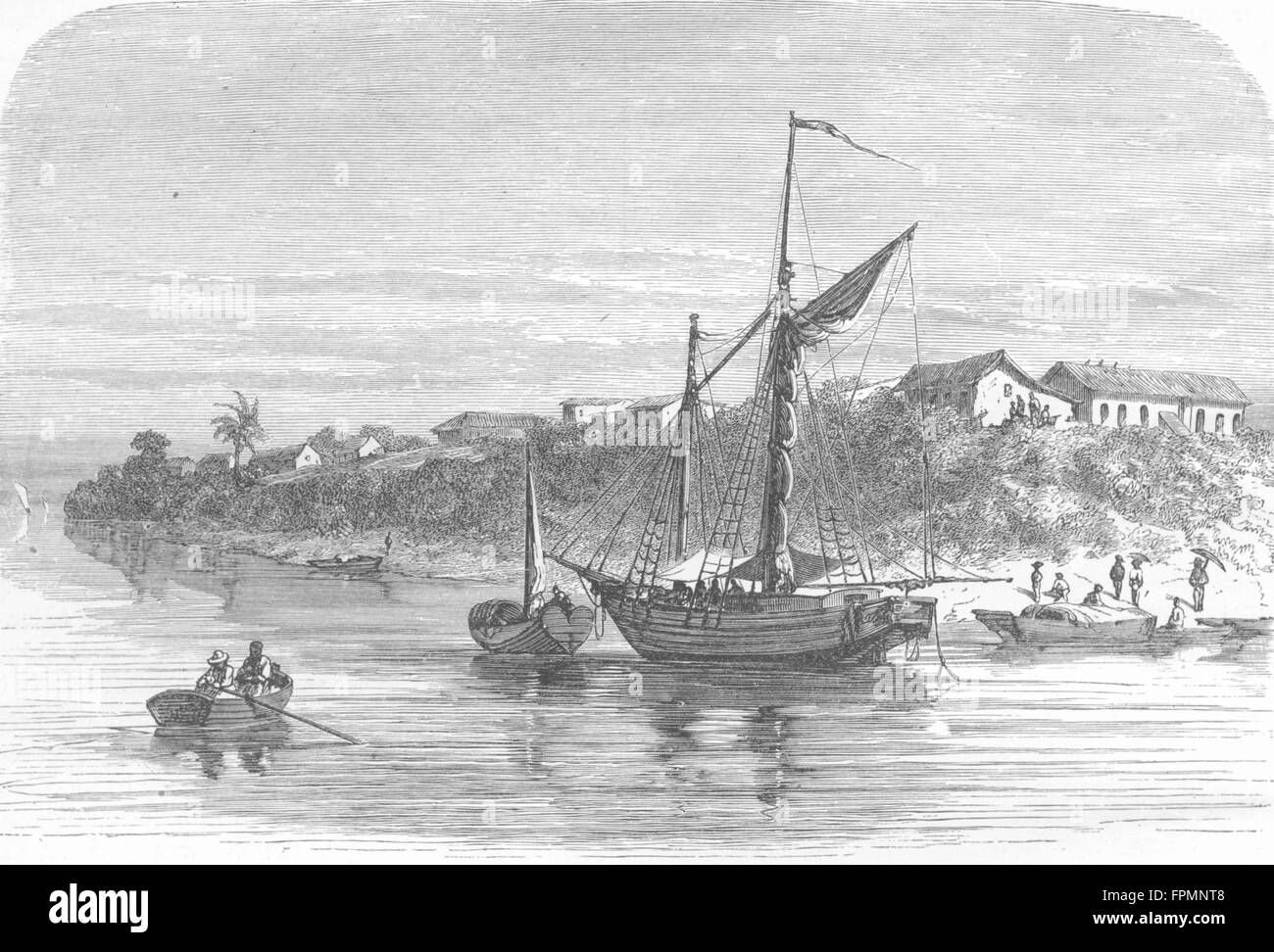 BRAZIL: Rio de Janeiro & Organ Mountains: Parahiba, antique print 1880 ...