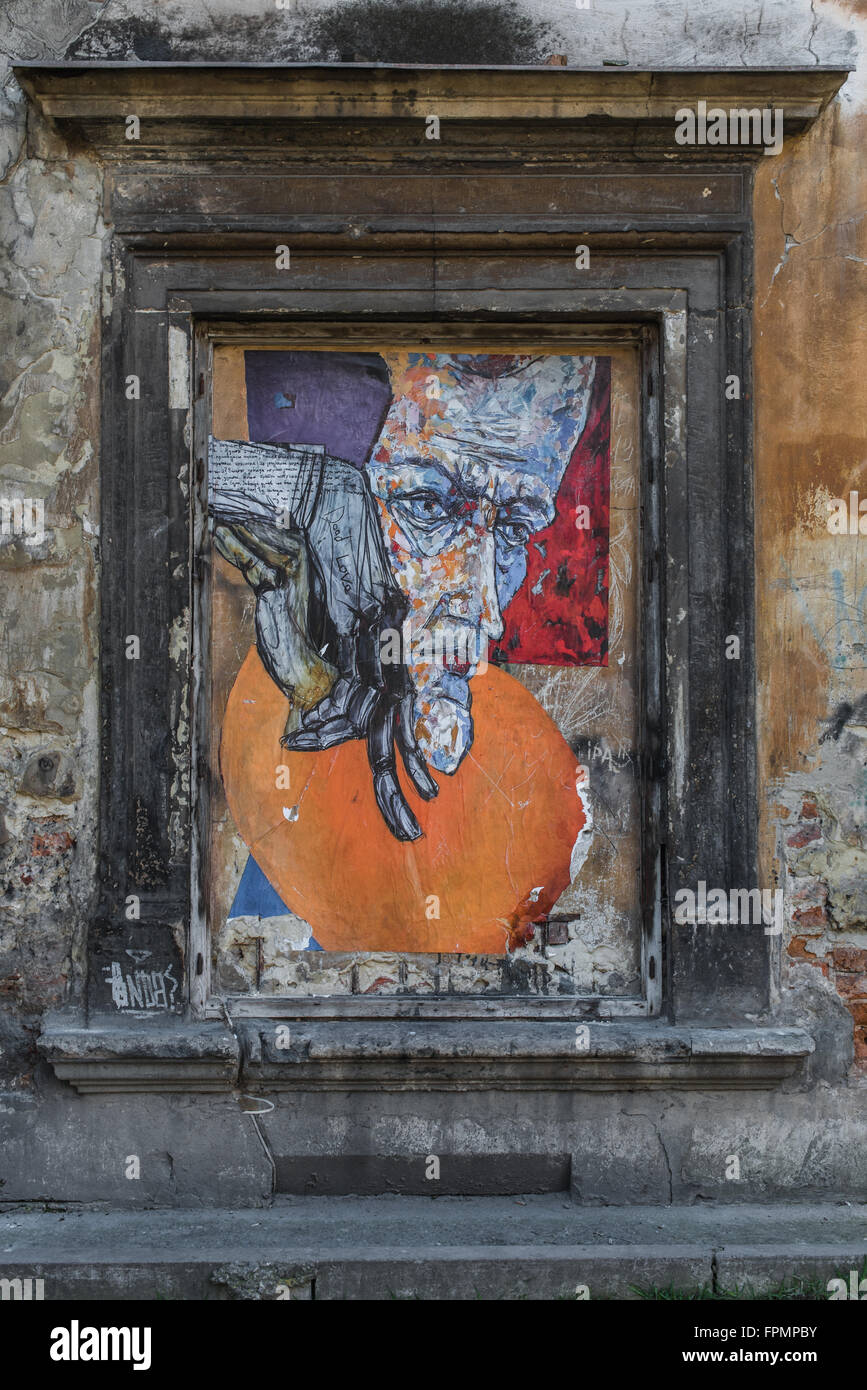 Interesting mural on old hi-res stock photography and images - Alamy