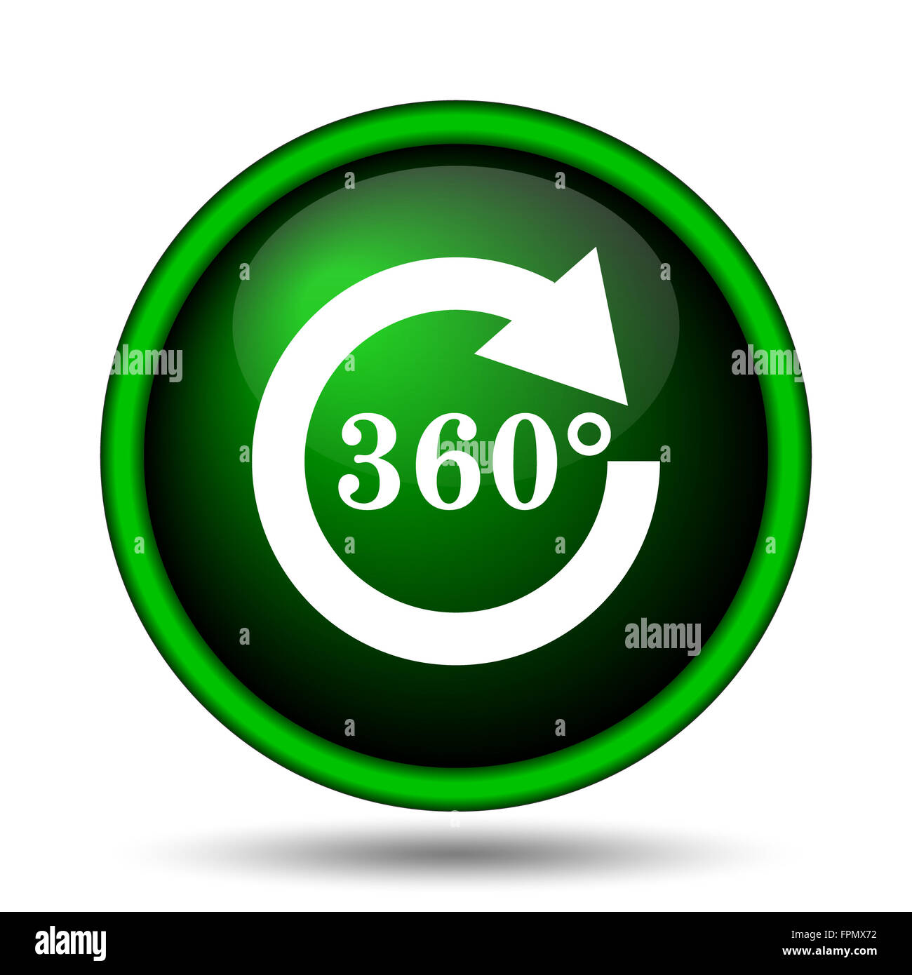 Reload 360 icon. Internet button on white background Stock Photo - Alamy