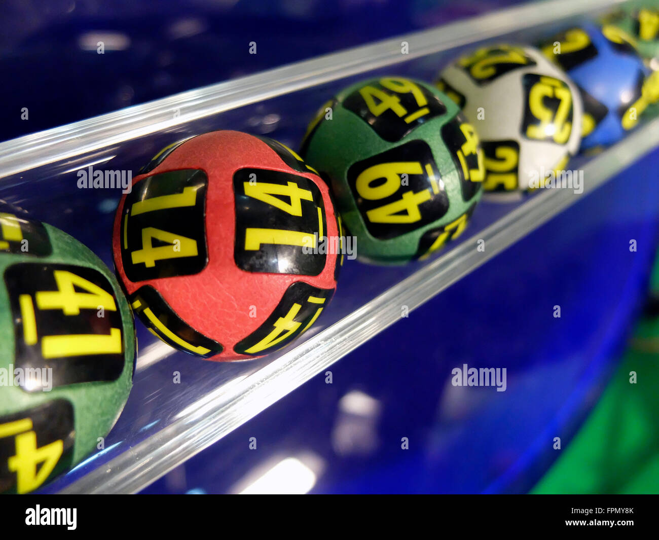 Lottery balls machine hi-res stock photography and images - Alamy