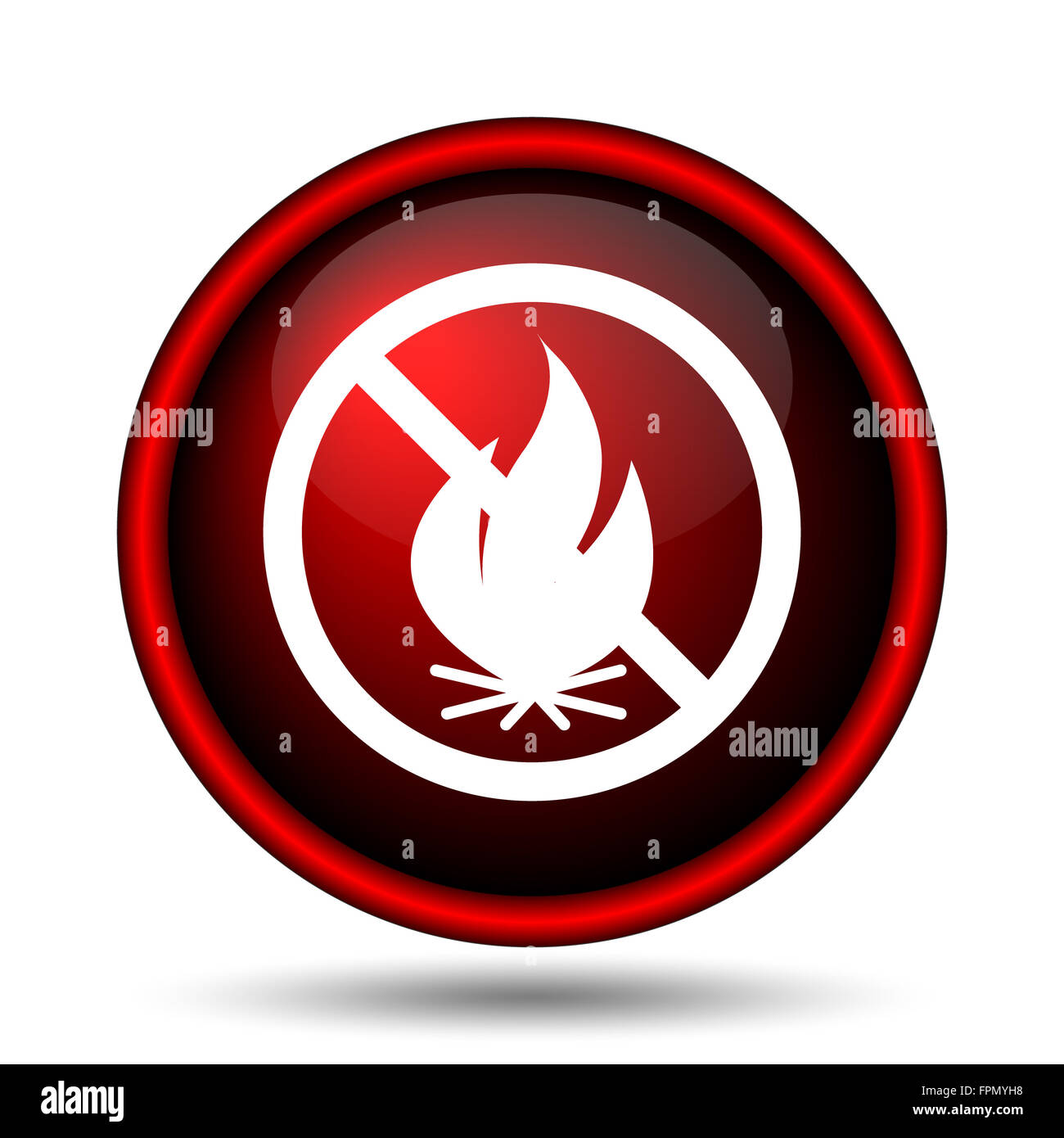 Flame on match on red background white flames Cut Out Stock Images ...