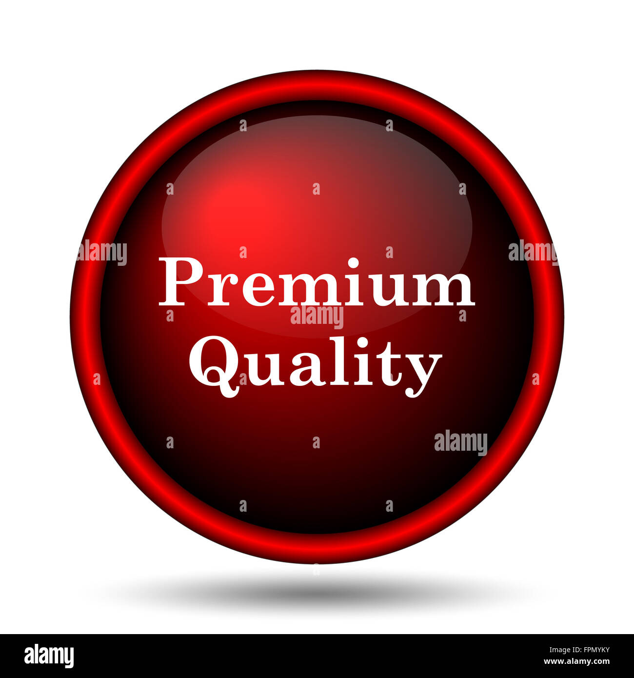 Premium quality icon. Internet button on white background Stock Photo ...