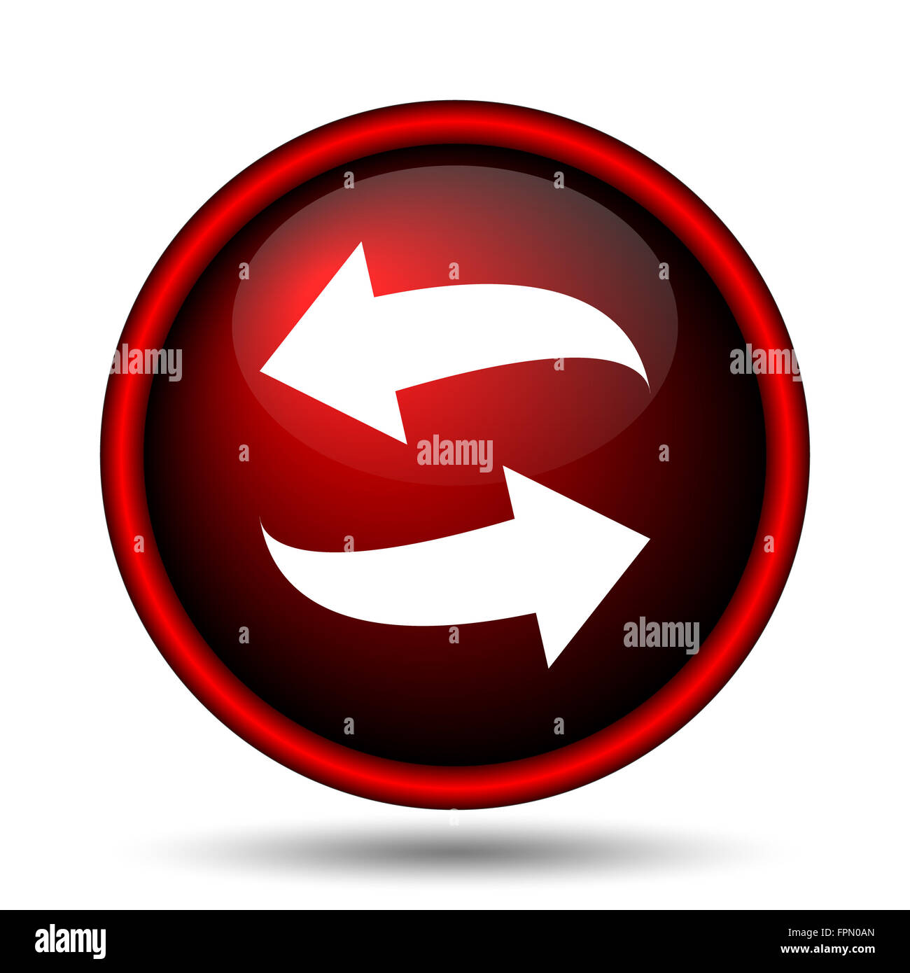 Swap icon. Internet button on white background Stock Photo - Alamy