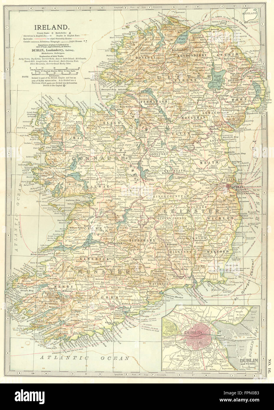 IRELAND:w/ Williamite/Confederate wars Irish Rebellion battles/dates ...