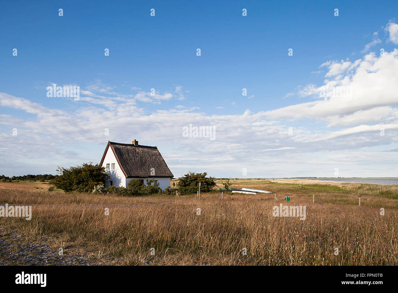 House in Neuendorf, Hiddensee island Stock Photo - Alamy