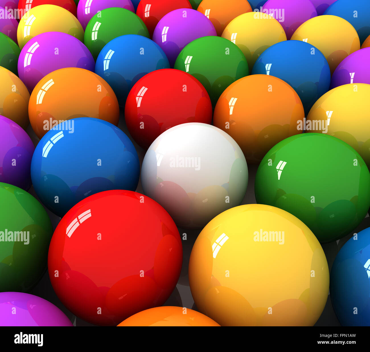 Colorful Ball , computer generated image Stock Photo - Alamy