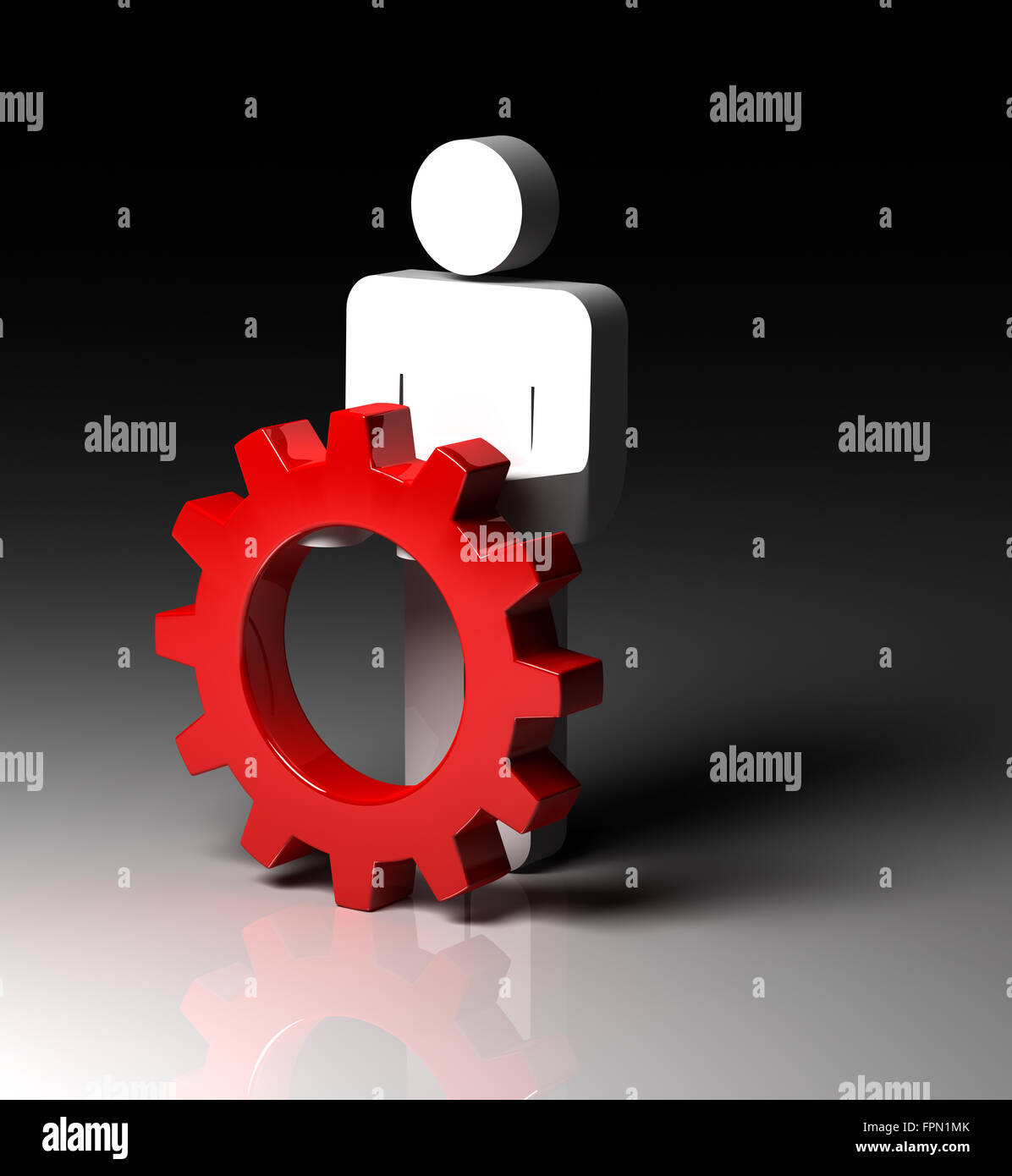 3d man computer hi-res stock photography and images - Alamy