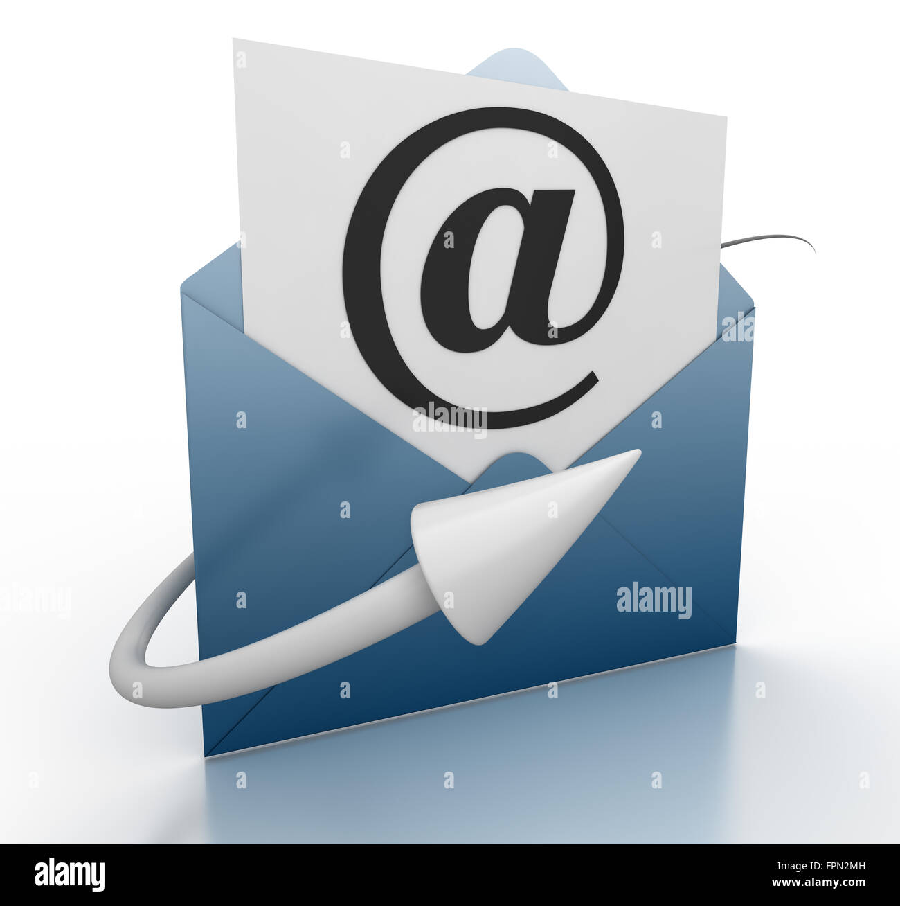 E-mail concept , This is a computer generated and 3d rendered picture ...