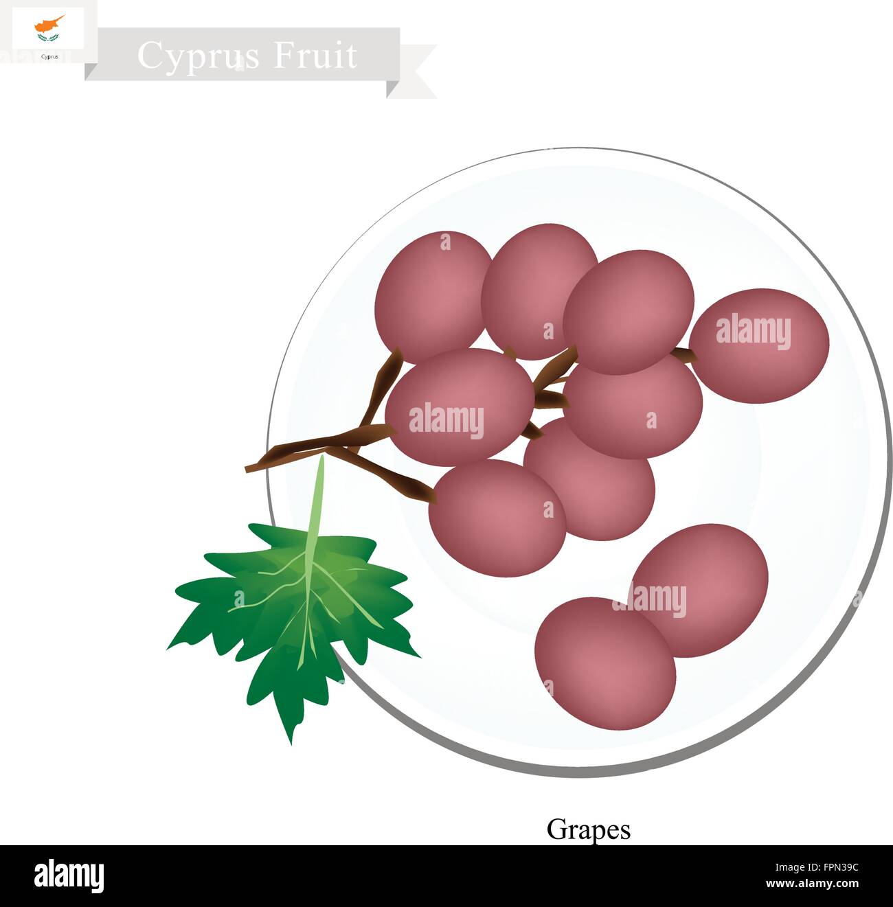 Cyprus Fruit, Ripe and Sweet Grape. One of The Most Popular Fruits of ...