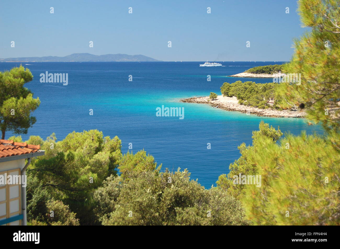 summer landscape of dalmatian rocky beach in croatia Stock Photo - Alamy