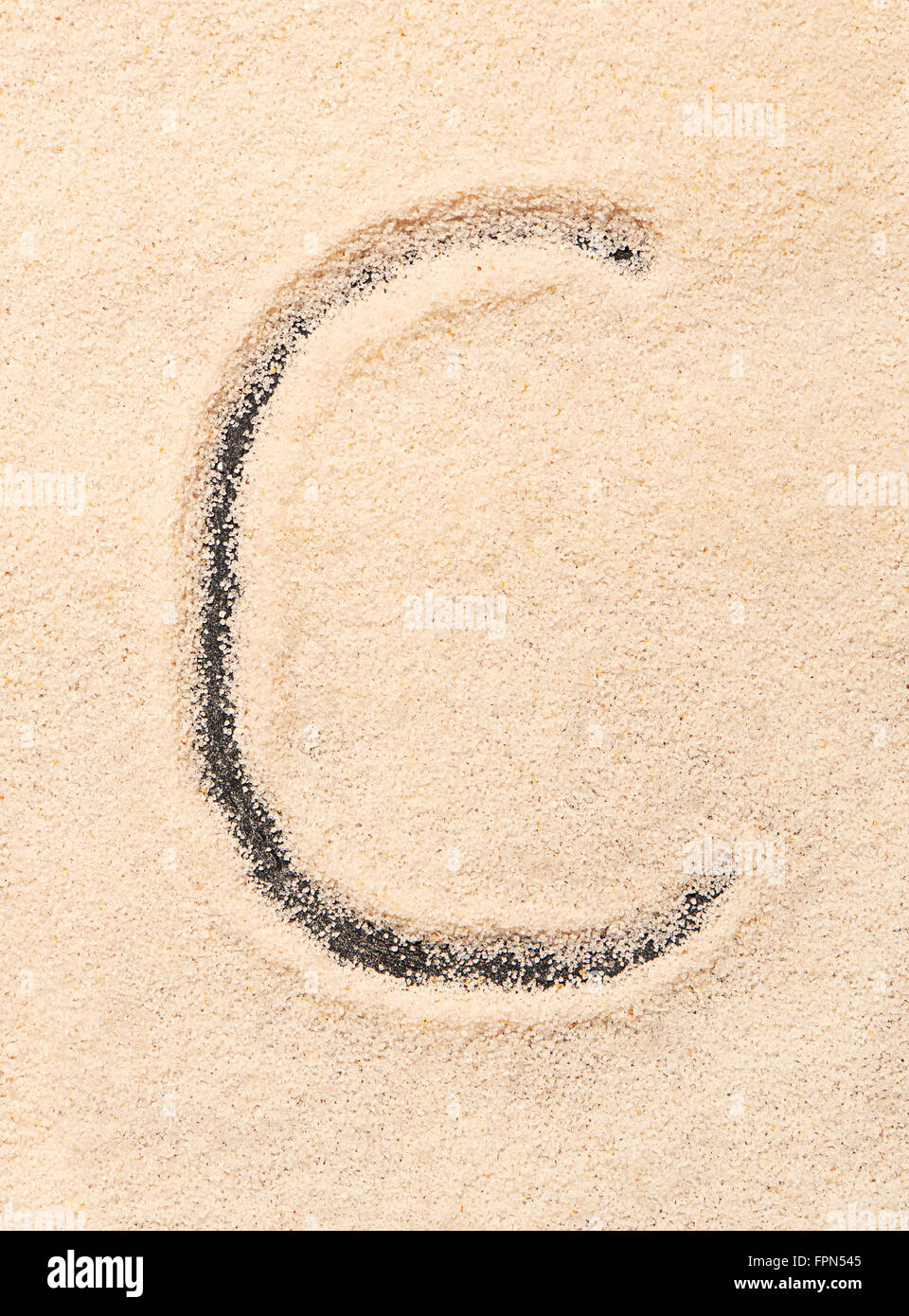 Letter c drawing hi-res stock photography and images - Alamy