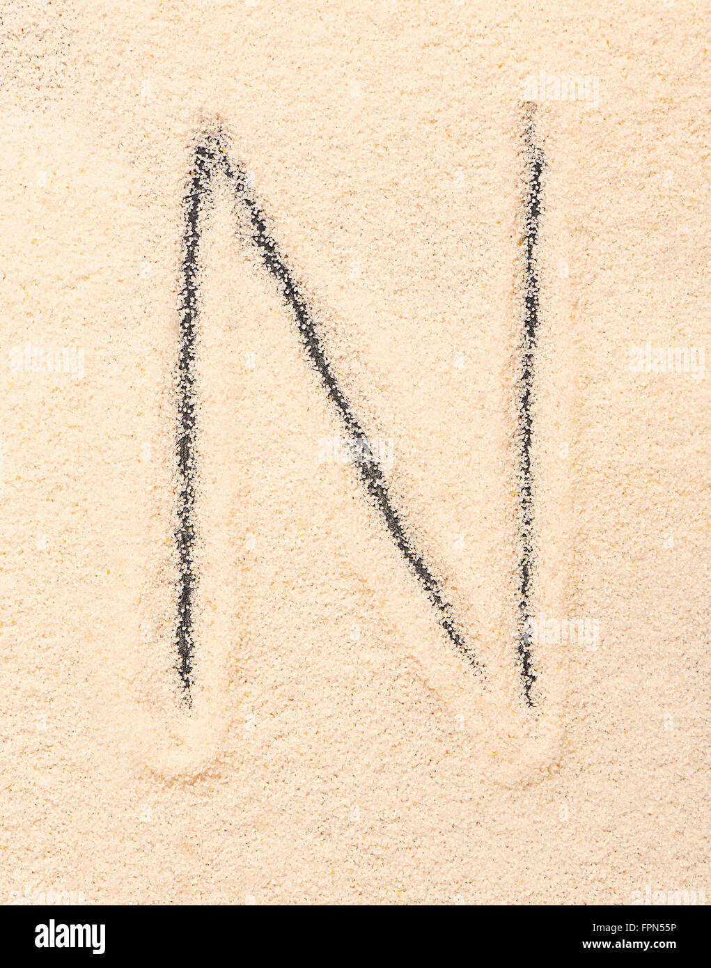Letter n drawing hi-res stock photography and images - Alamy