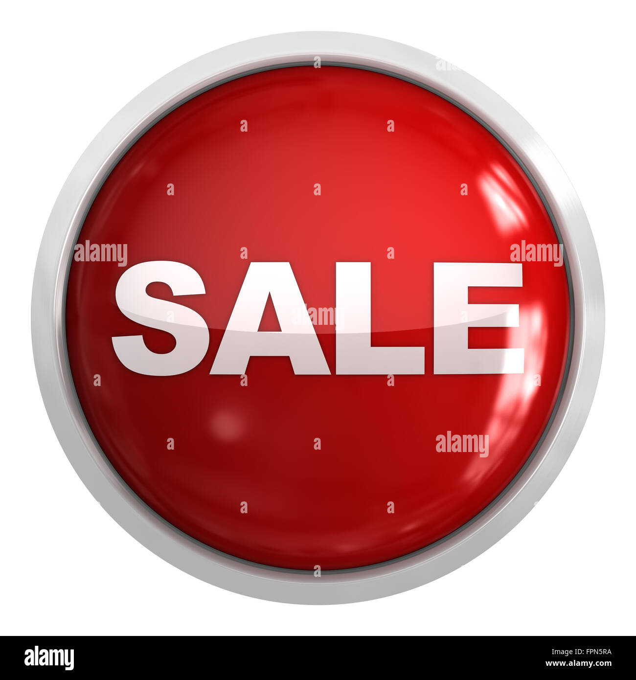 Sale button , computer generated image Stock Photo - Alamy