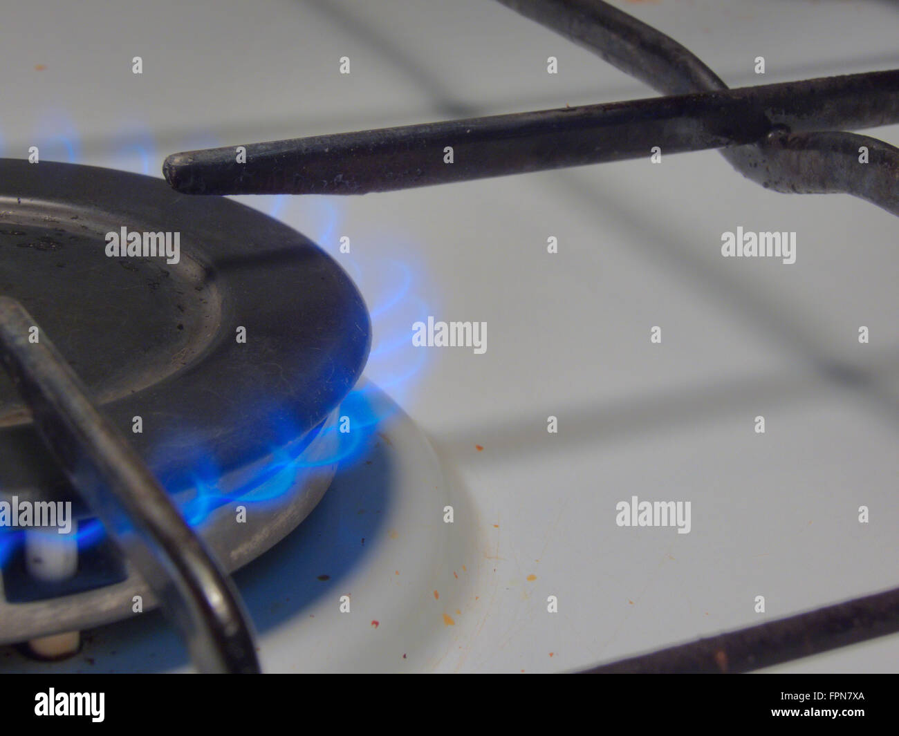 gas ring stove, flame Stock Photo - Alamy