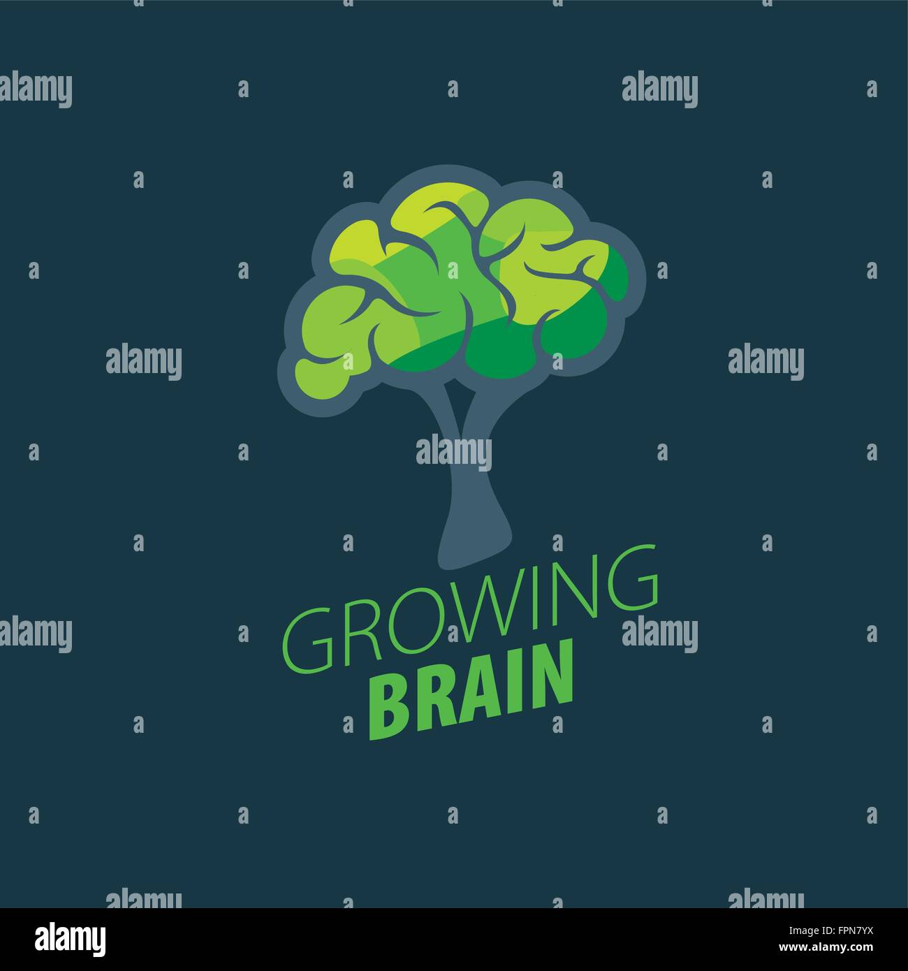 Vector brain logo Stock Vector Image & Art - Alamy