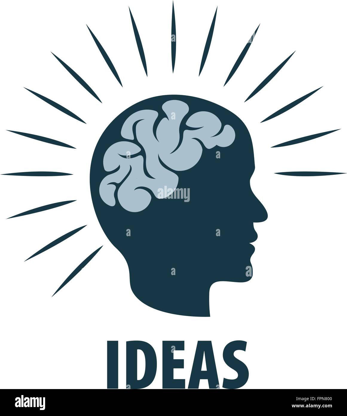 Vector brain logo Stock Vector Image & Art - Alamy