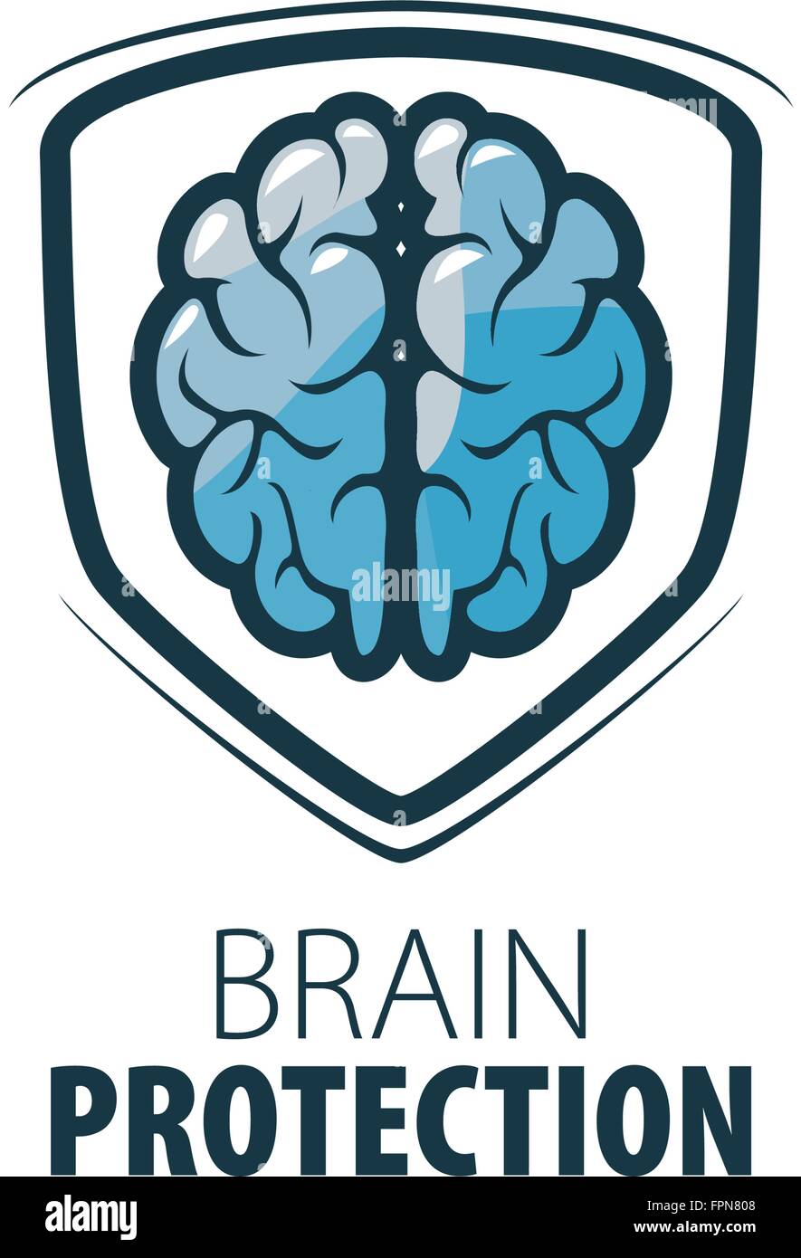Vector brain logo Stock Vector Image & Art - Alamy