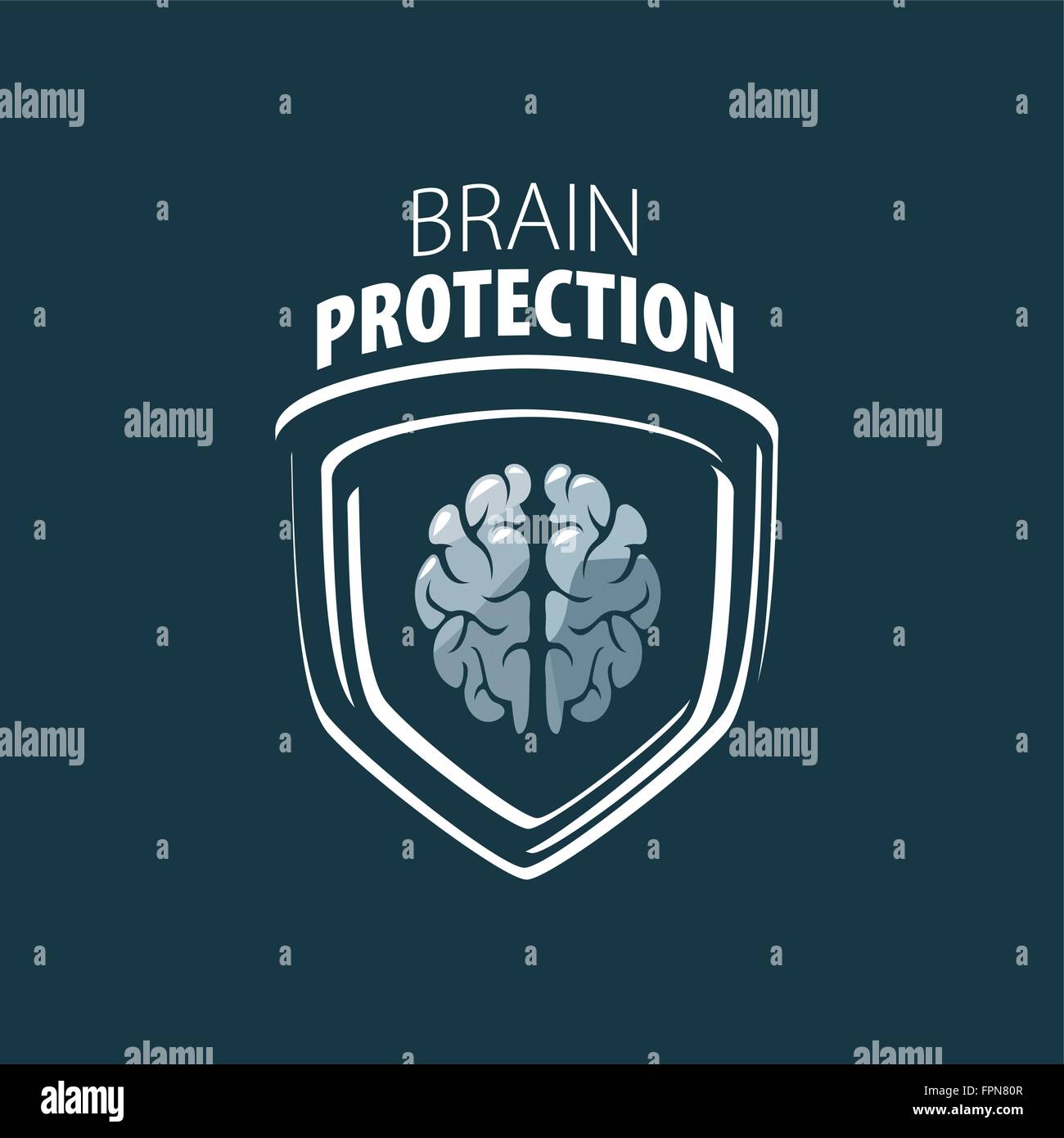 Vector brain logo Stock Vector Image & Art - Alamy