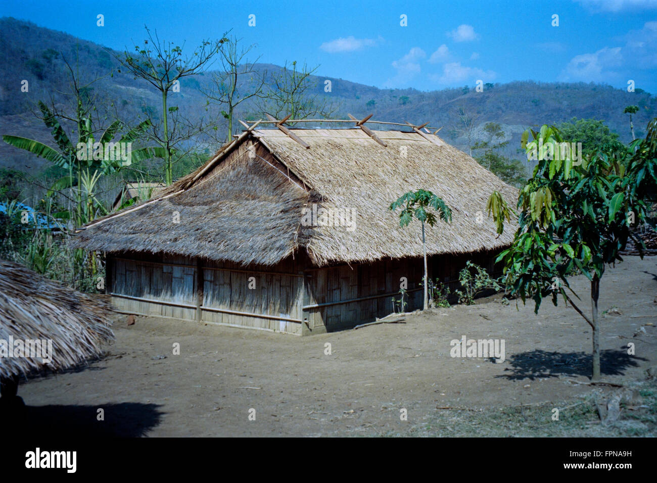 Laos village housing hi-res stock photography and images - Alamy