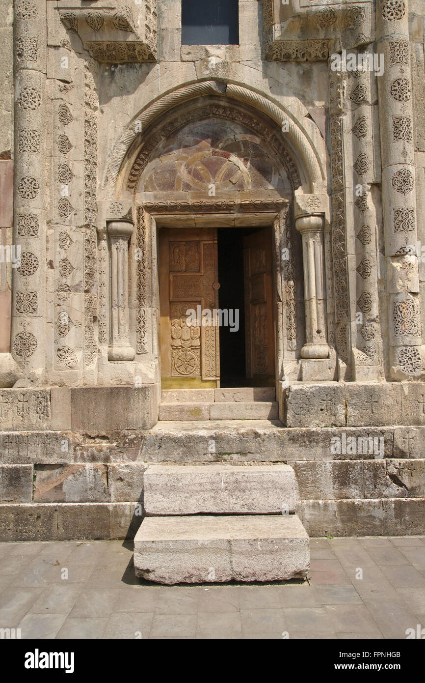 Portal of Gandzasar Monastery in Nagorno-Karabakh Stock Photo - Alamy