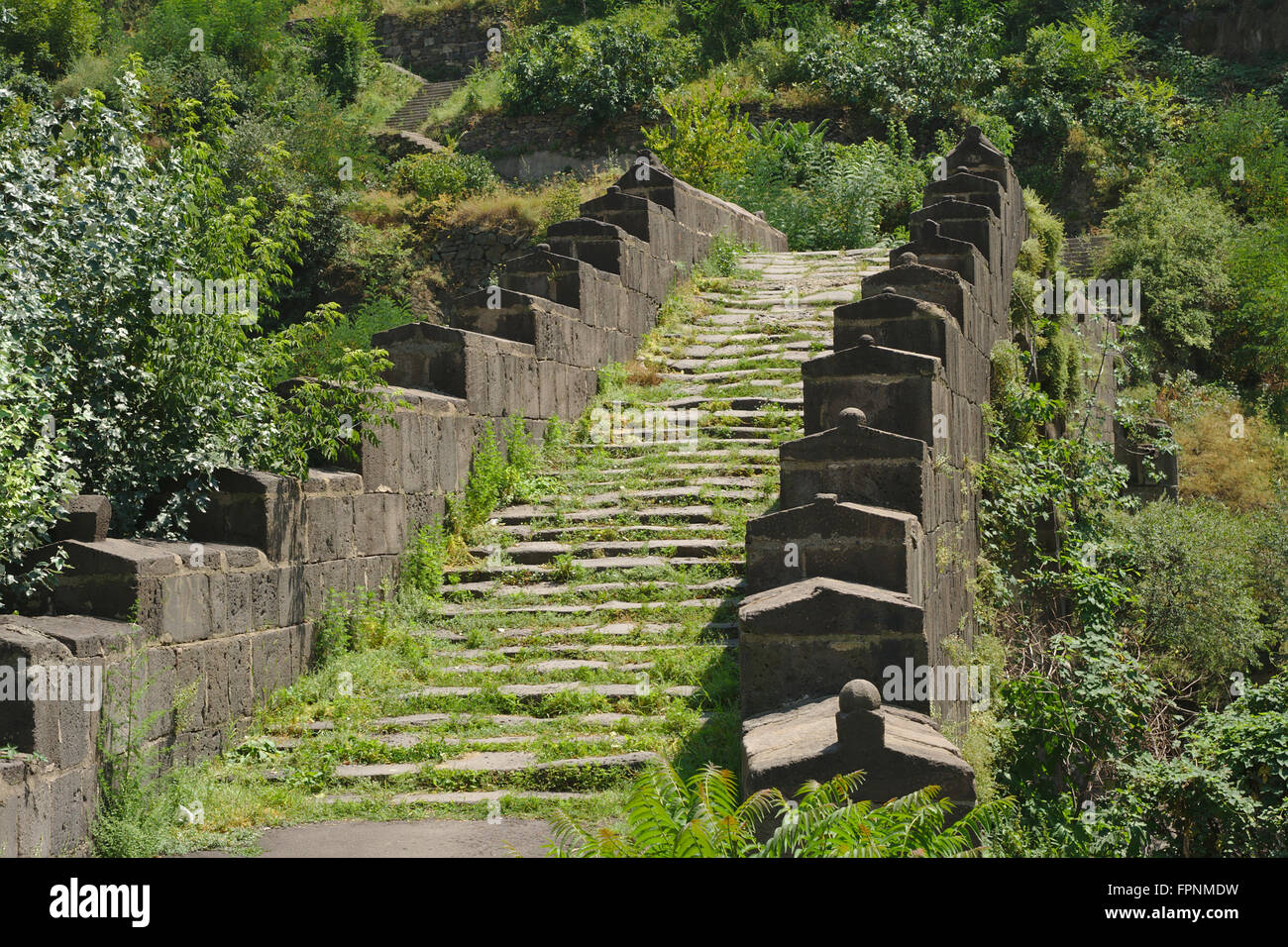 Tamara's bridge, medieval bridge in Alaverdi, Debed Canyon, Armenia ...