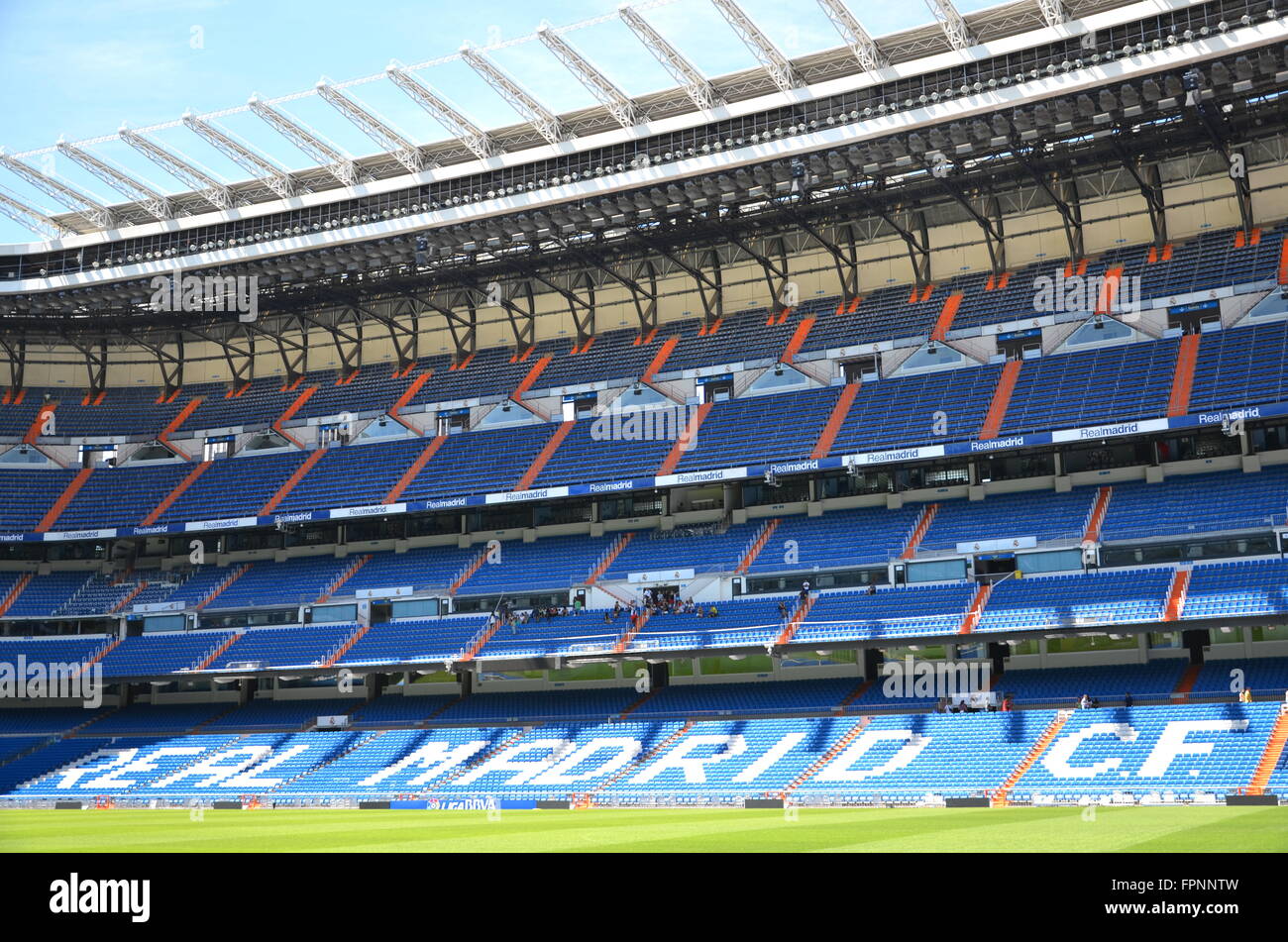 Santiago Bernabeu Stadium of Real Madrid Stock Photo - Alamy