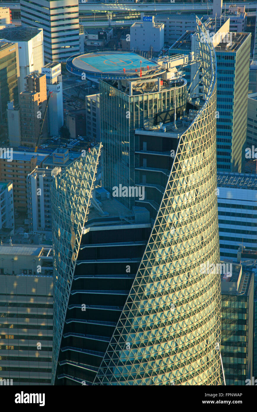 Japan, Nagoya, Mode Gakuen Spiral Towers, skyscraper Stock Photo - Alamy