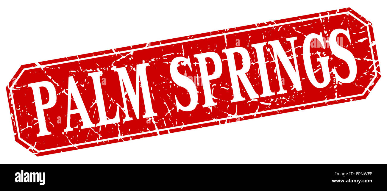 Welcome to palm springs sign hi-res stock photography and images - Alamy