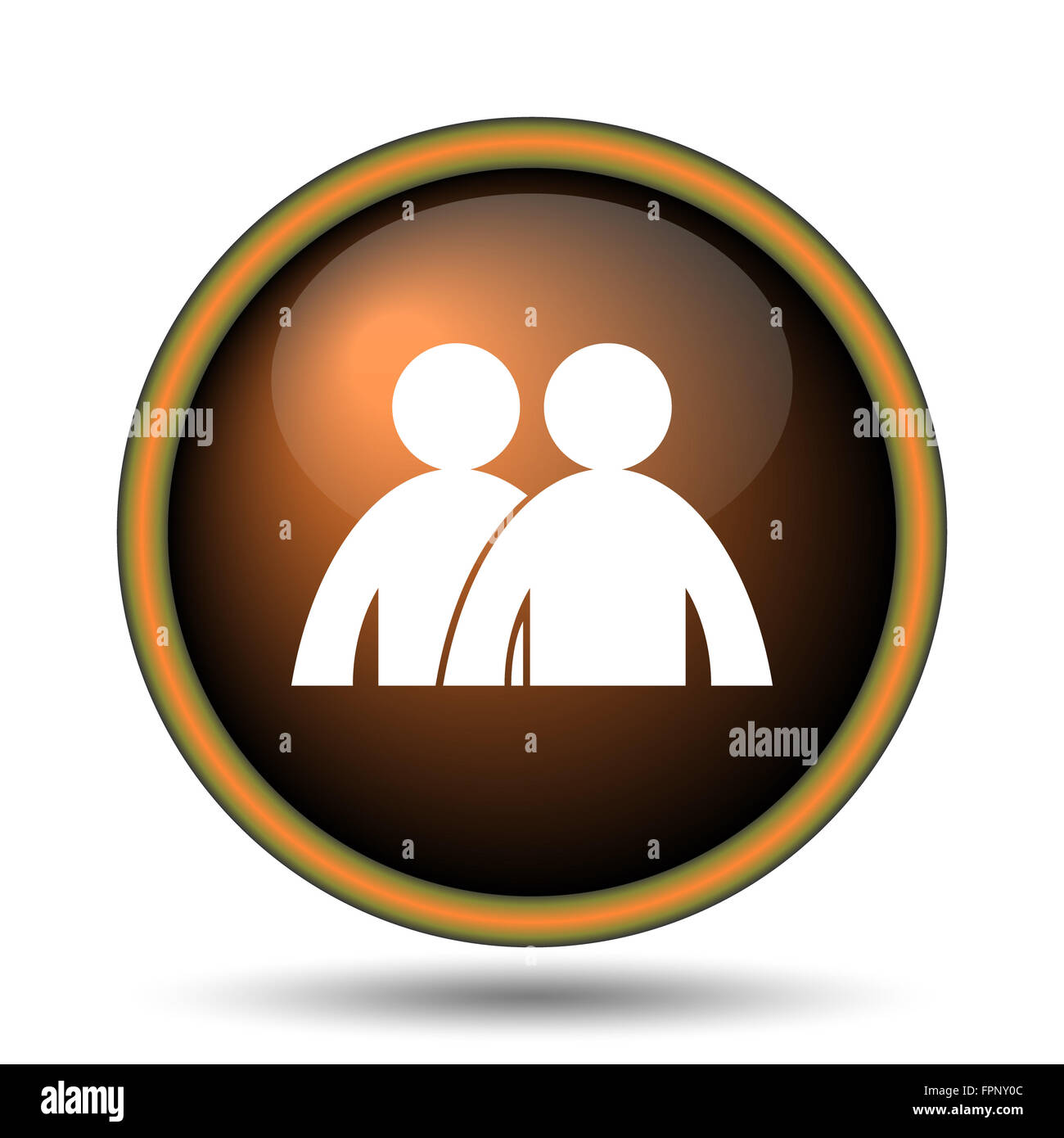 Forum icon. Internet button on white background Stock Photo - Alamy