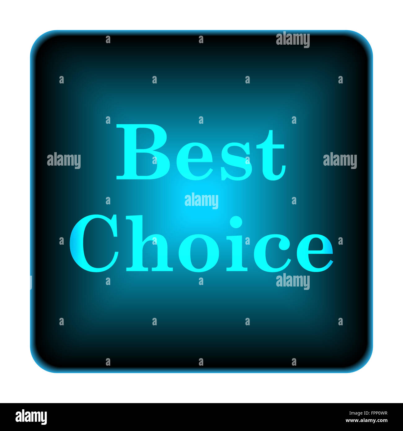 Best choice icon. Internet button on white background Stock Photo - Alamy