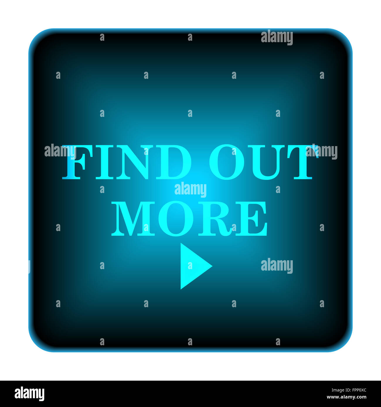 Find out more icon. Internet button on white background Stock Photo - Alamy