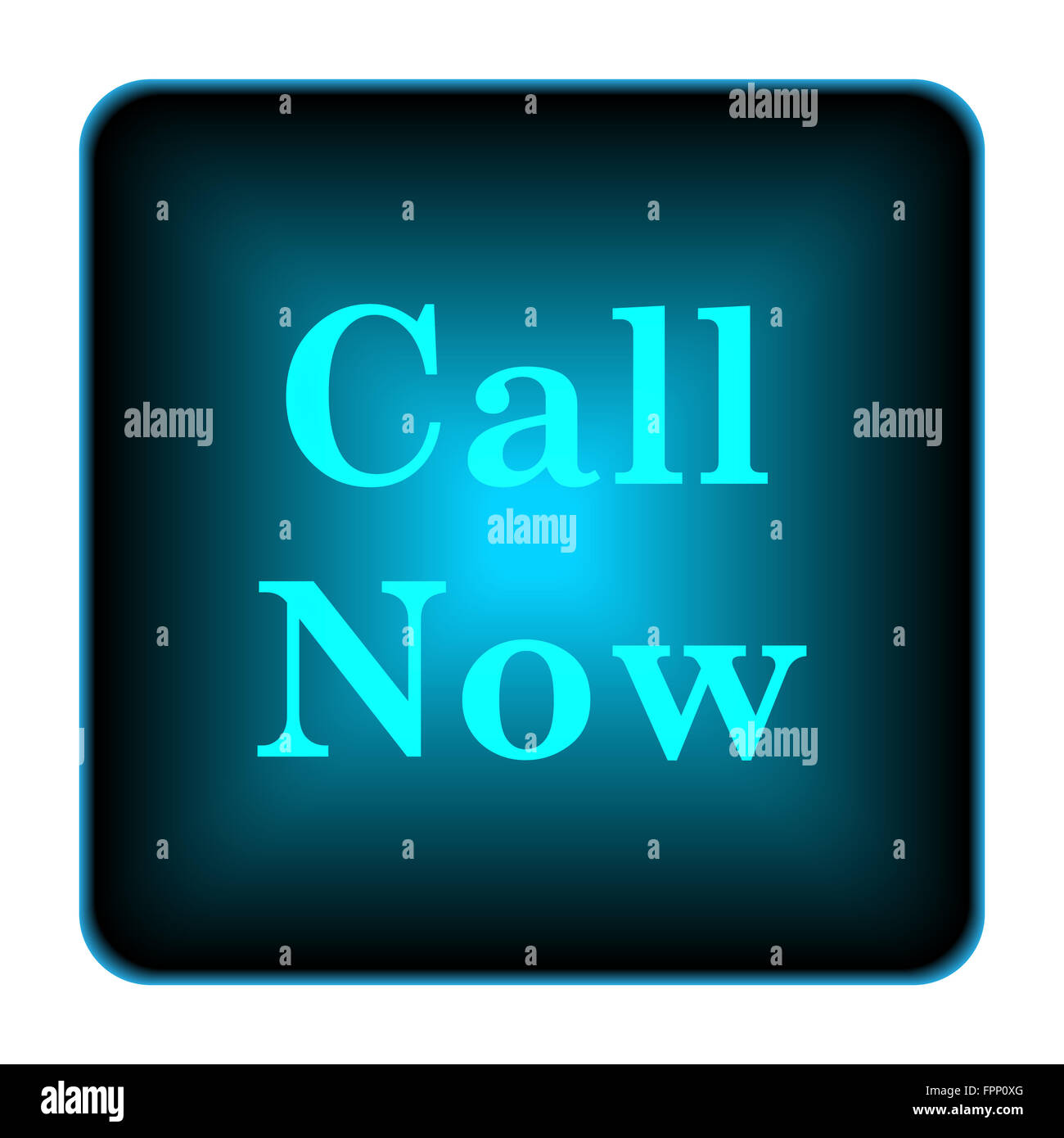 Call now icon. Internet button on white background Stock Photo - Alamy