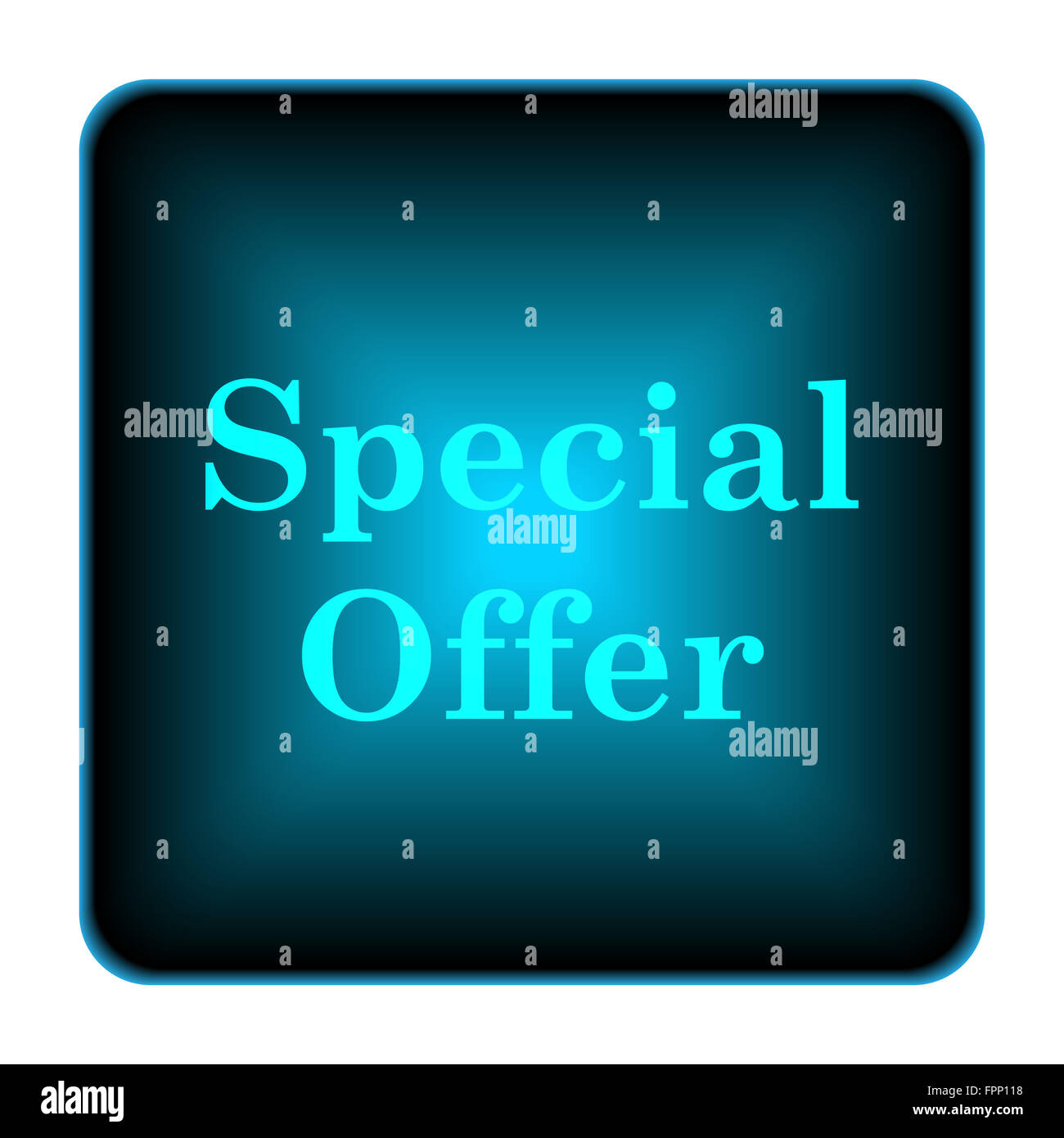 Special offer icon. Internet button on white background Stock Photo - Alamy