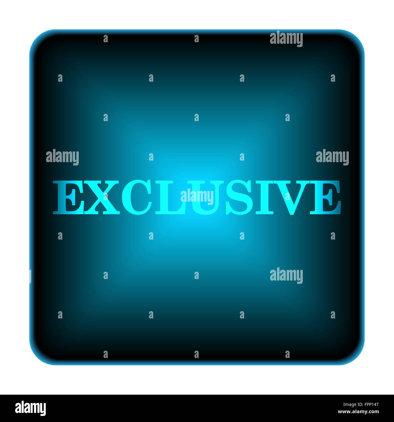 Exclusive icon. Internet button on white background Stock Photo - Alamy