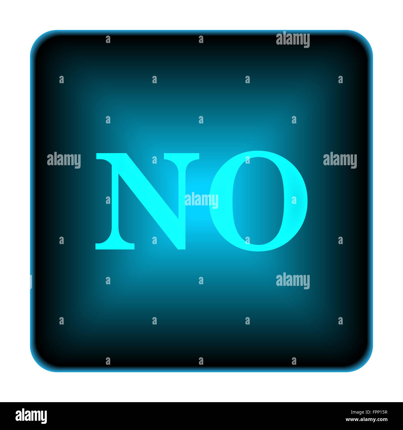 No icon. Internet button on white background Stock Photo - Alamy