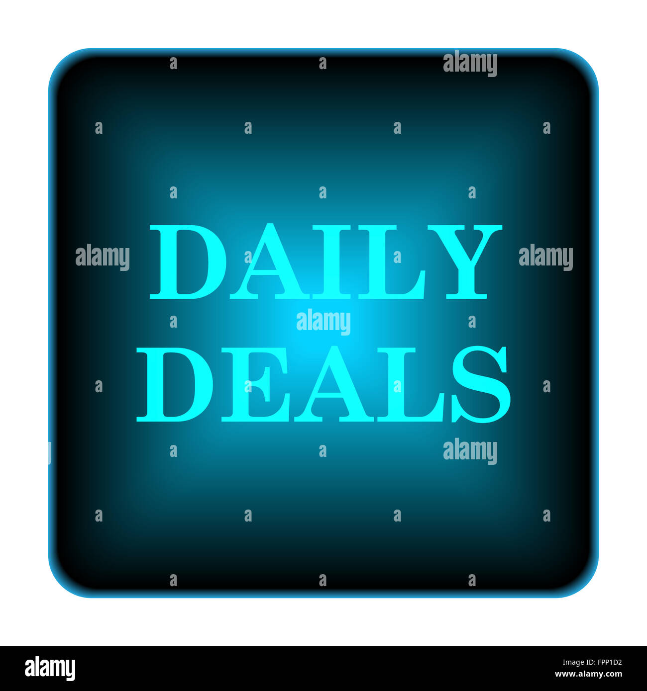 Daily deals icon. Internet button on white background Stock Photo - Alamy