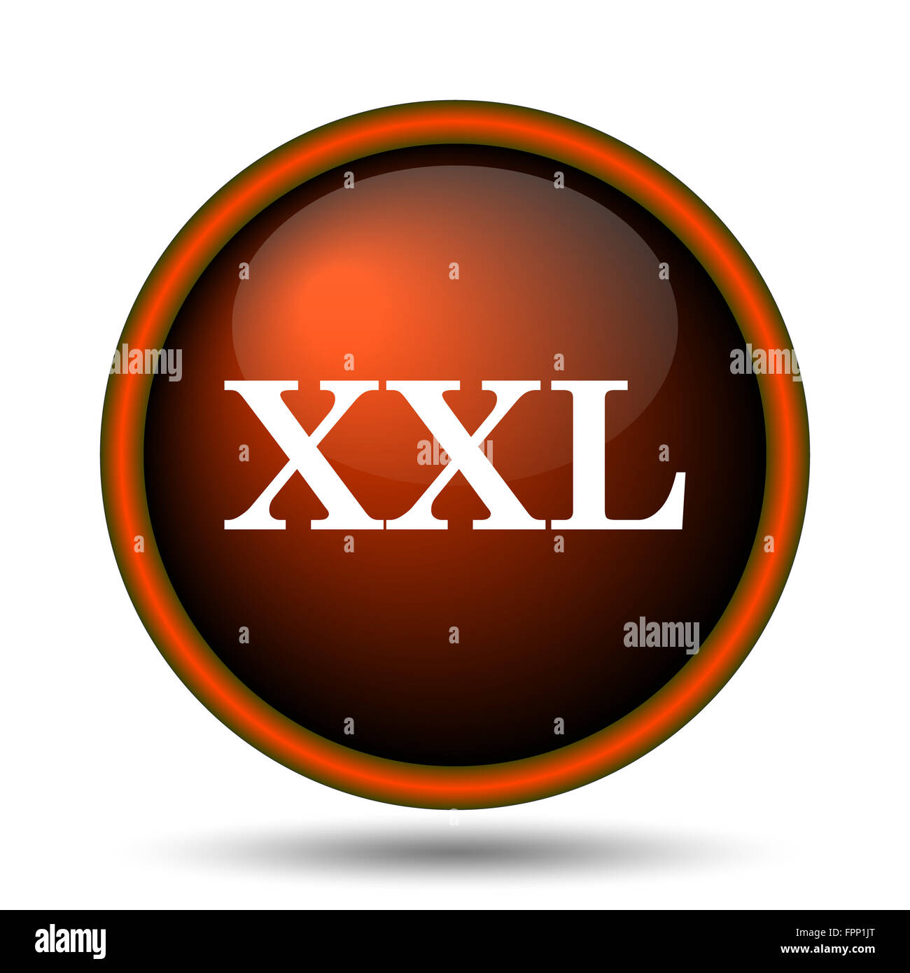 XXL icon. Internet button on white background Stock Photo - Alamy