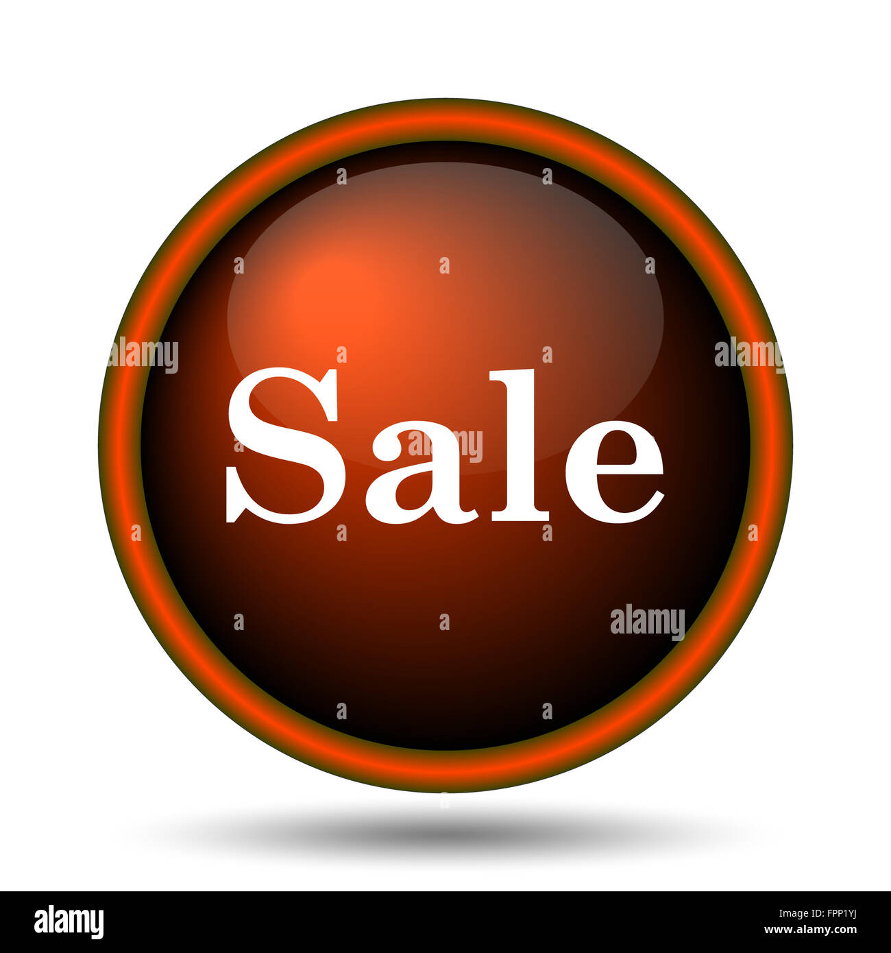 Sale icon. Internet button on white background Stock Photo - Alamy