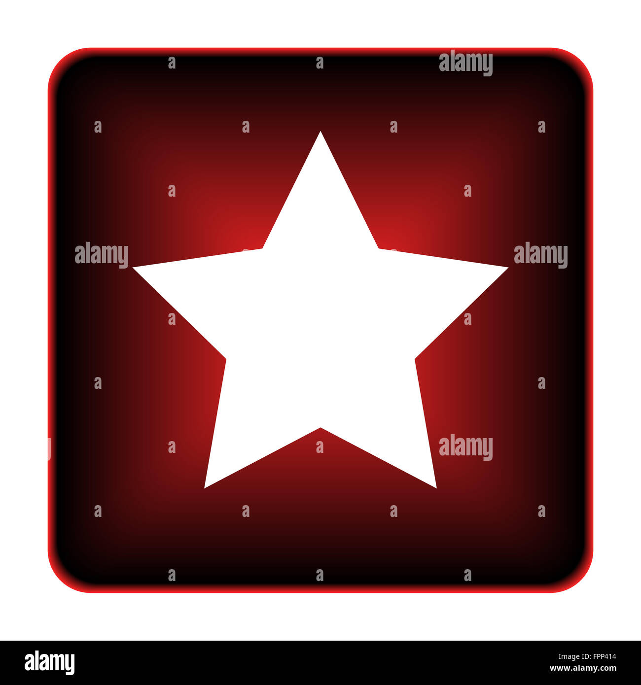 Favorite icon. Internet button on white background Stock Photo - Alamy