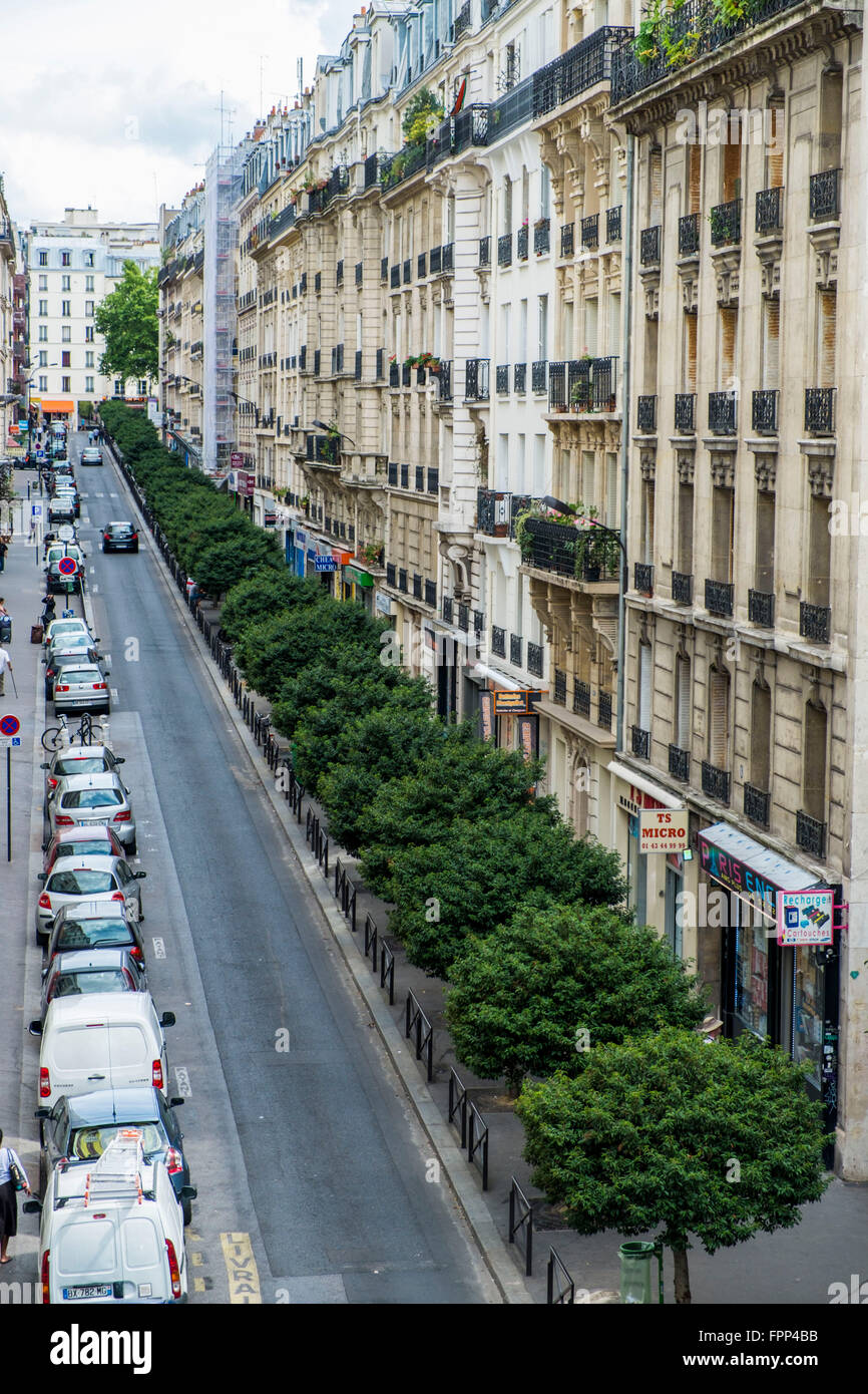 Street in Paris, France Stock Photo - Alamy