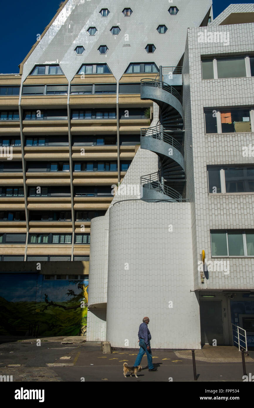 Contemporary architecture in Paris, France Stock Photo - Alamy