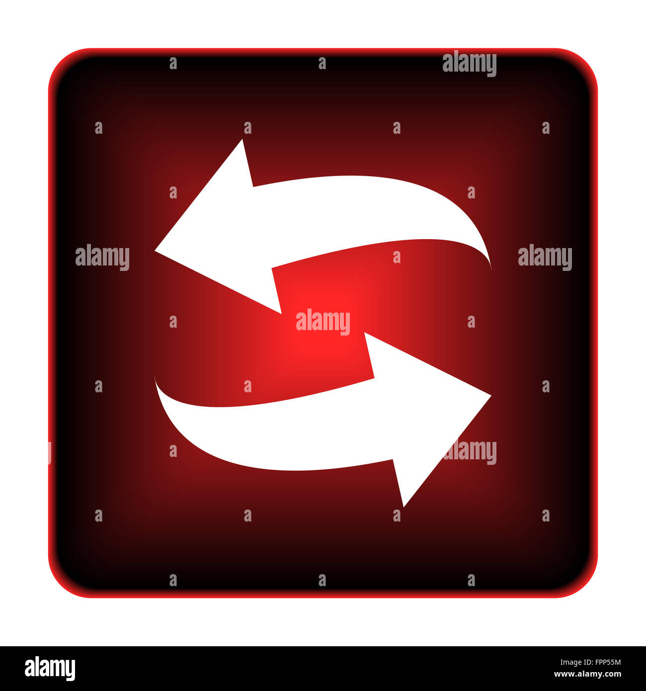 Swap icon. Internet button on white background Stock Photo - Alamy