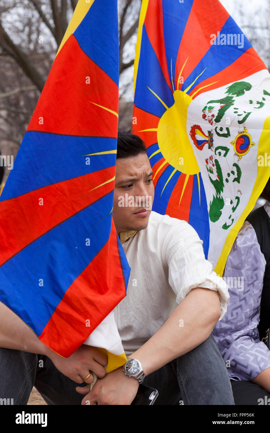 March 10, 2016, Washington, DC USA: Tibetan-Americans and Tibet ...