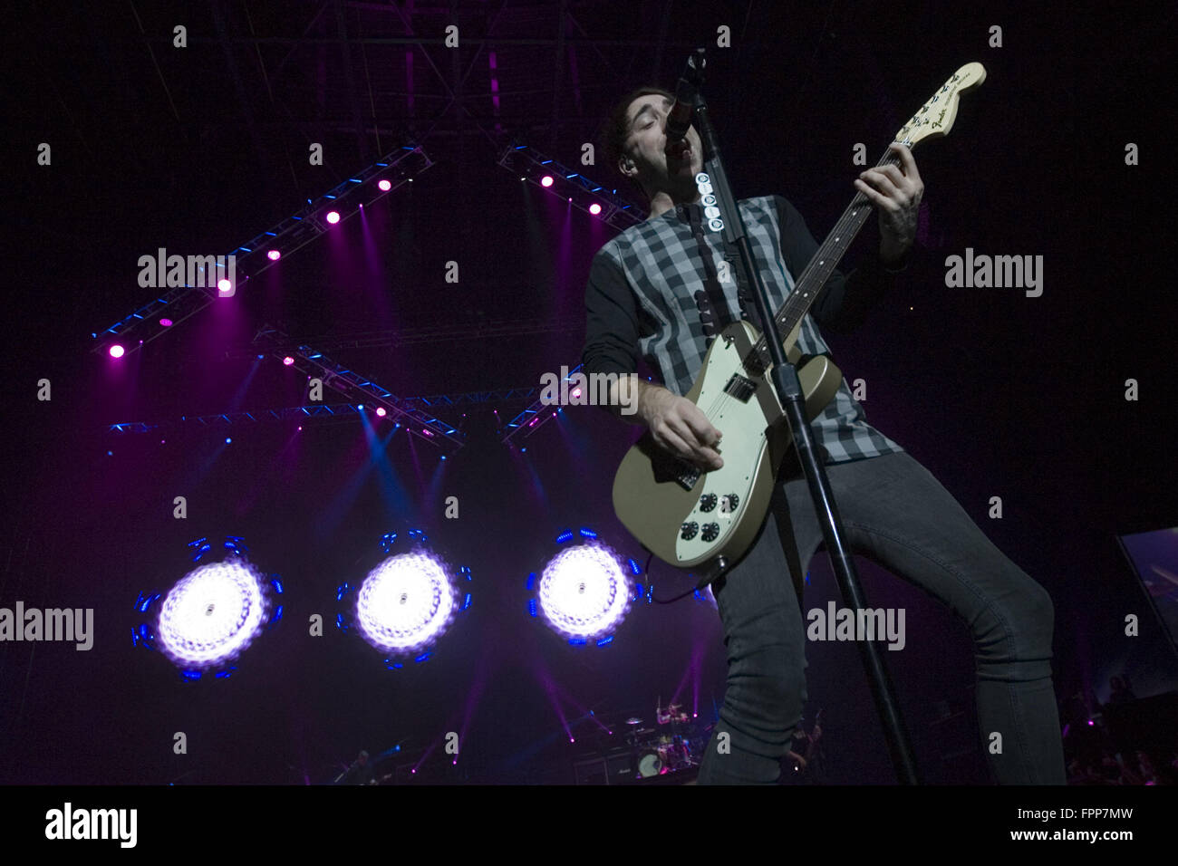 All Time Low perform at The SSE Hydro in Glasgow Featuring: All Time ...