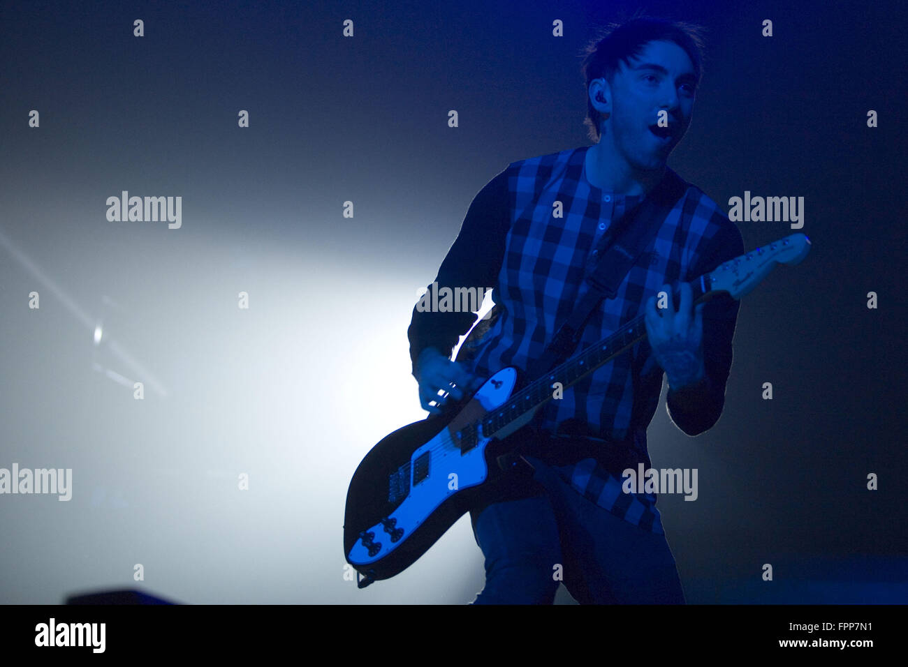 All Time Low perform at The SSE Hydro in Glasgow Featuring: All Time ...