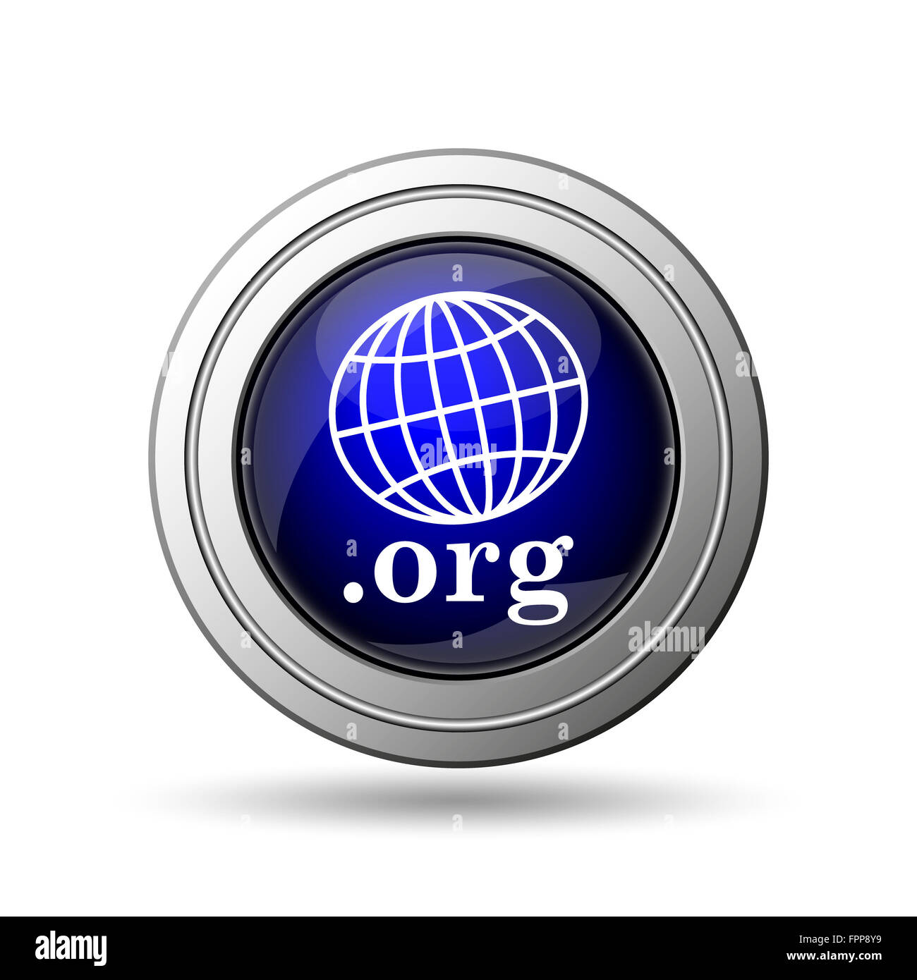 .org icon. Internet button on white background Stock Photo - Alamy